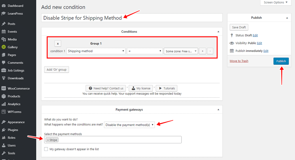 WooCommerce – Disable Payment Gateway for Shipping Method - WP Super Admins
