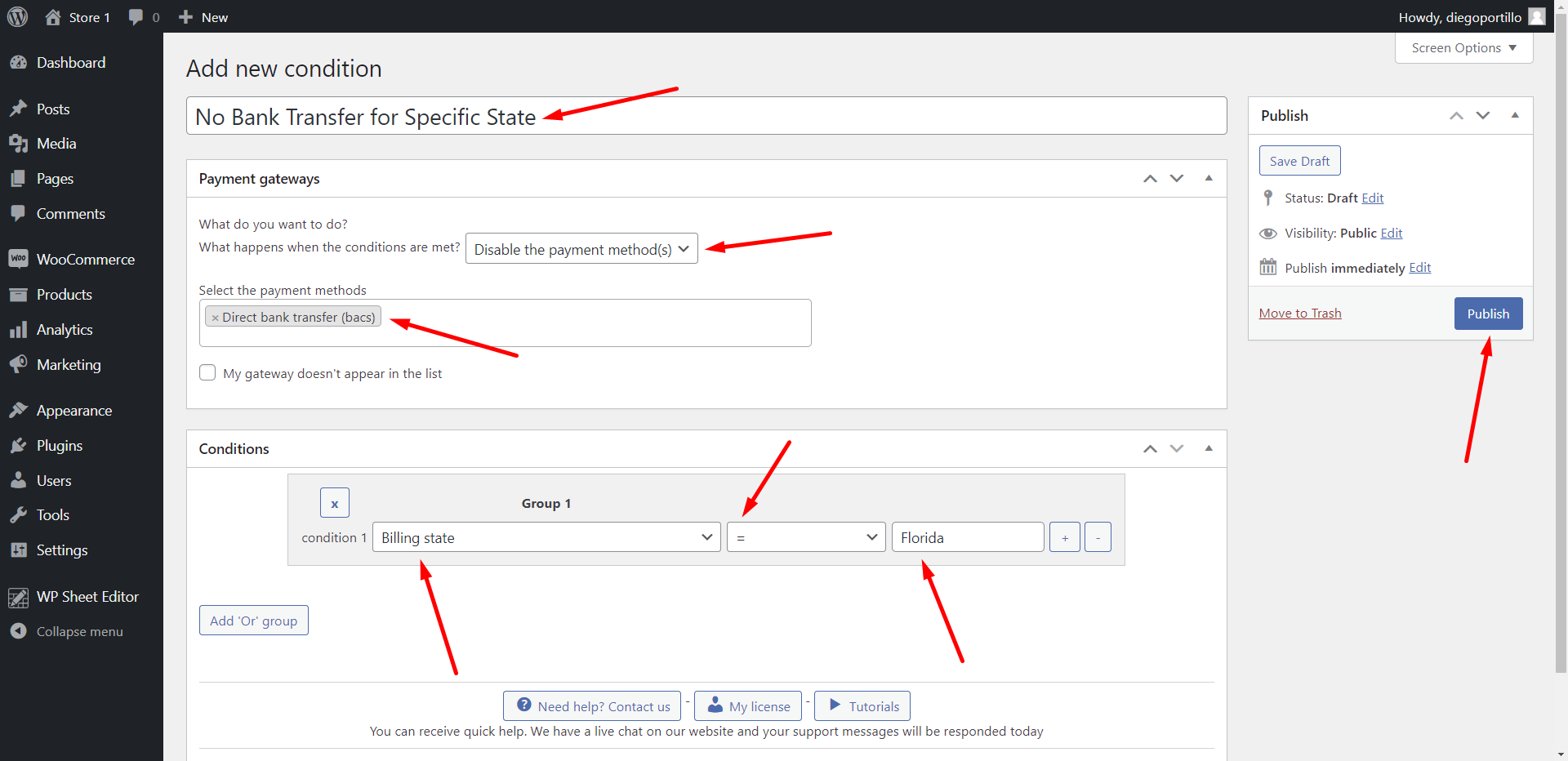 Woocommerce Disable Payment Gateway By Billing City Or State Wp Super Admins