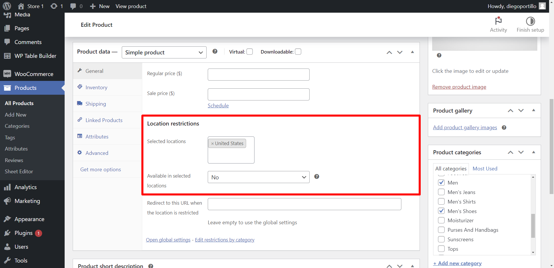 Woocommerce Edit Product Country Restrictions In A Csv File Wp