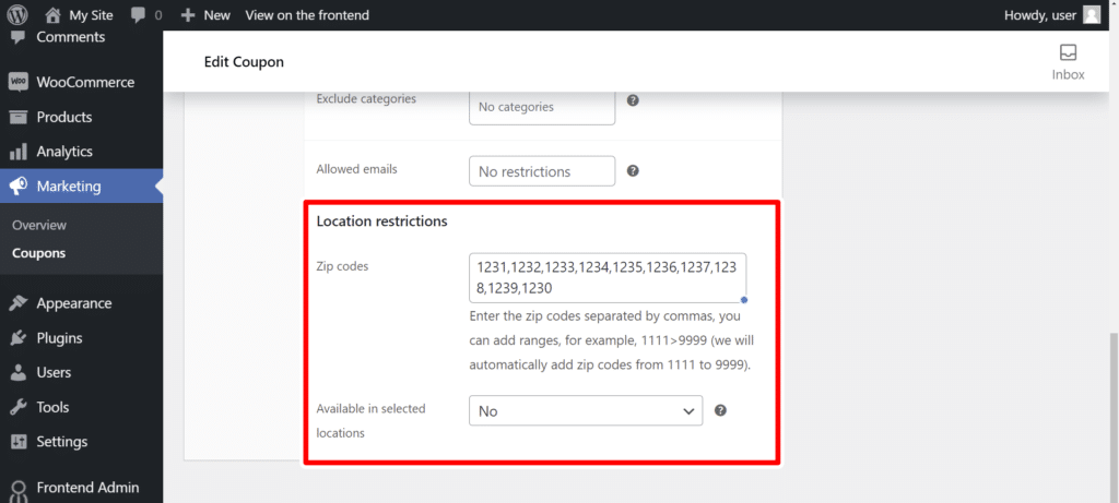 WooCommerce - Restrict Coupons by Zip Code - WP Super Admins