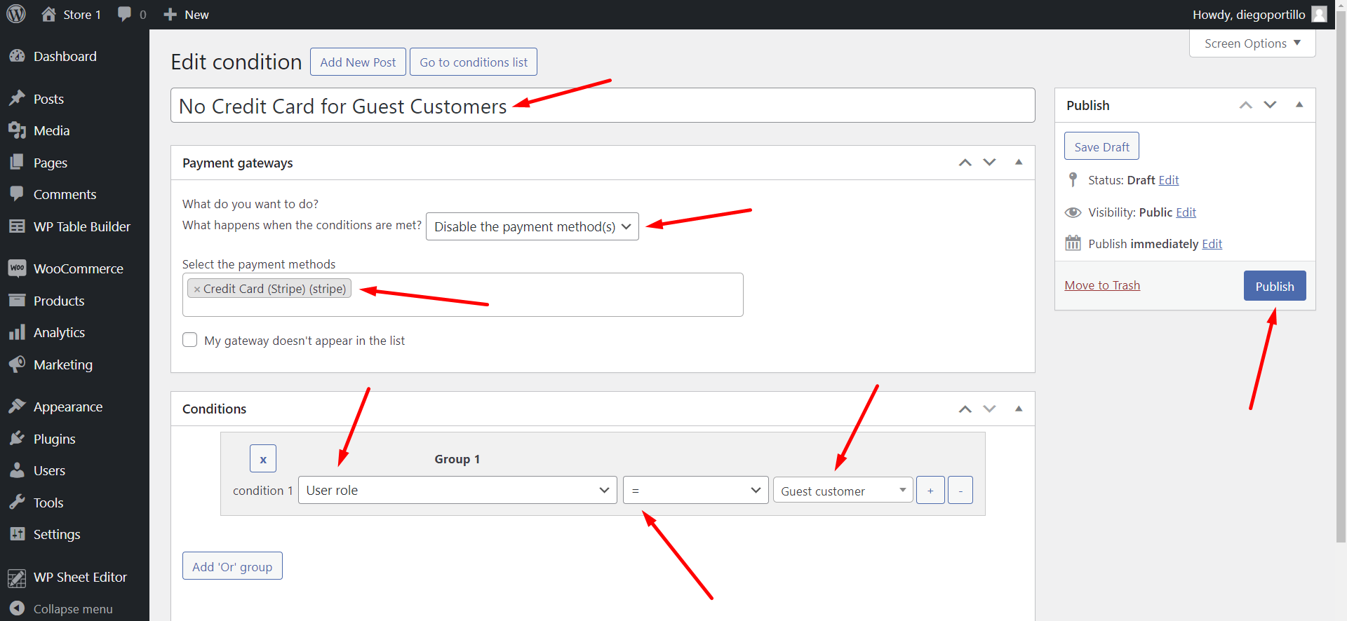 Woocommerce Disable Payment Gateway For Specific User Role Wp Super Admins